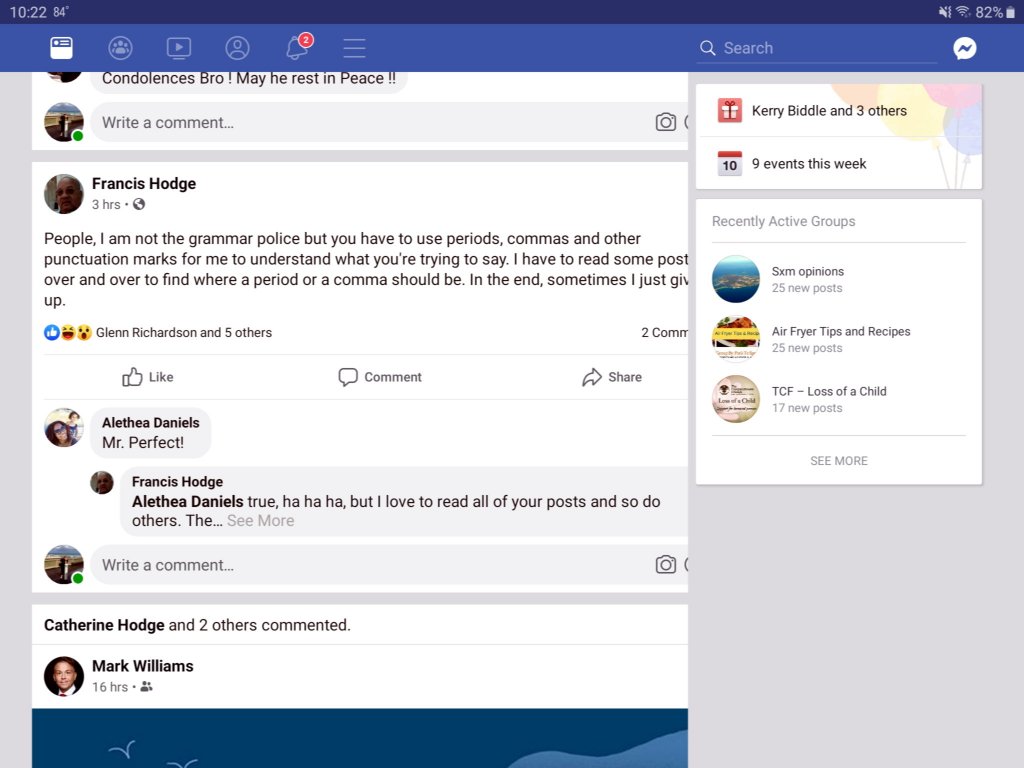 Facebook does not display properly on my screen Facebook does not display properly on my screen