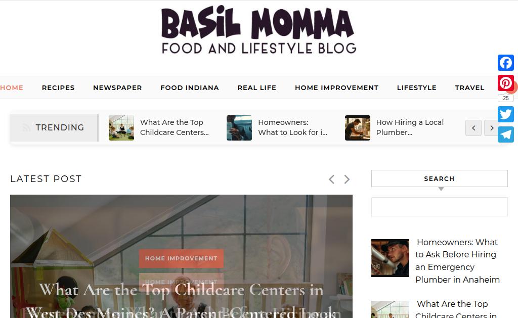 For Sale: basilmomma.com