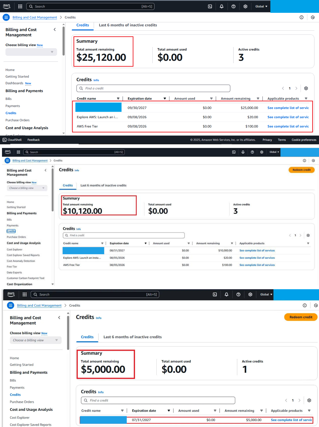 Selling - $25,000 and $10,000 AWS Startup Credits Available for Instant ...