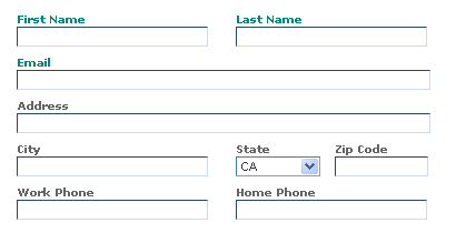 HTML Form. Align text box question